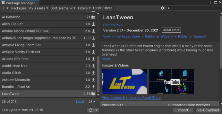 Unity プロジェクトに追加したパッケージの削除方法＆エラー時の試行錯誤 | Compota-Soft-Press