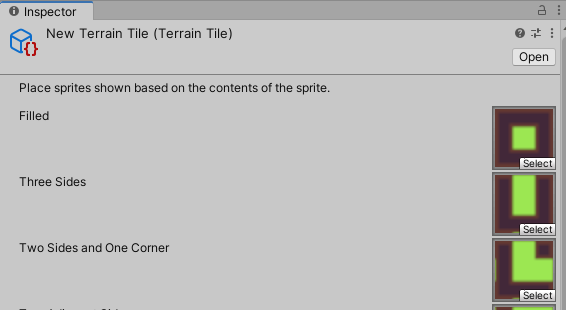Unity 2D Tilemap Extras の Terrain Tile | Compota-Soft-Press