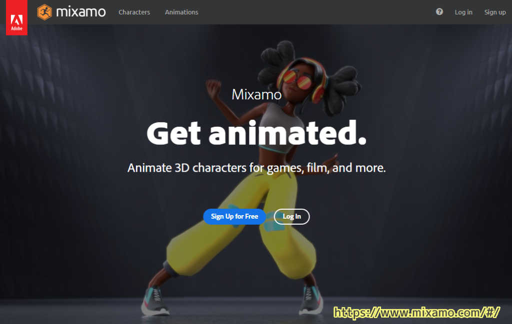 Mixamo 3DキャラアニメーションをUnity向けにダウンロード | Compota-Soft-Press