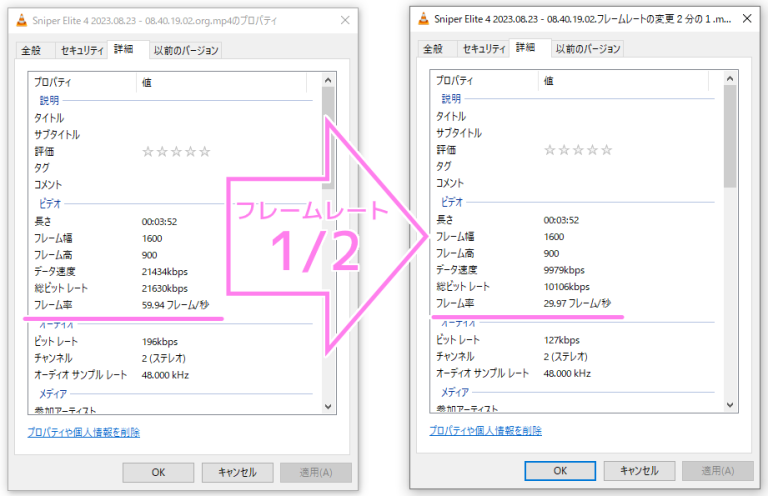AviUtl で動画ファイルの FPS を変更して容量削減 | Compota-Soft-Press