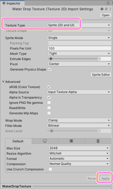 Unity Particle System の粒子に画像のマテリアルを設定する | Compota-Soft-Press