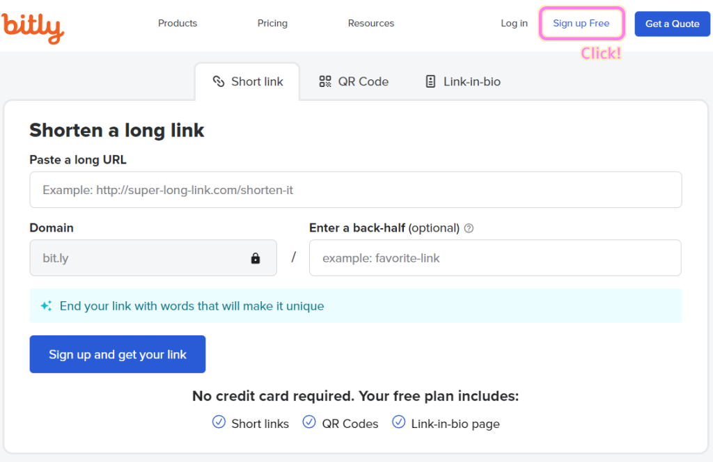 bitly 無料アカウントで短縮URLを作成する手順 | Compota-Soft-Press