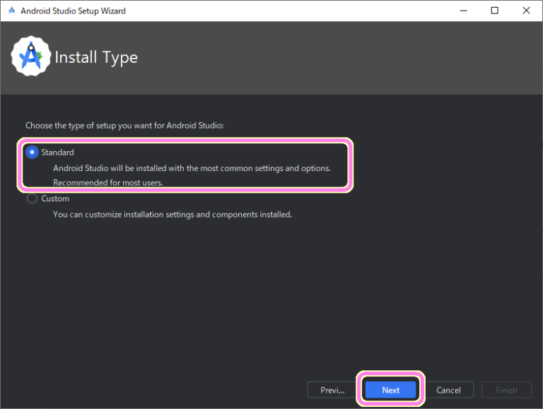 Android Studio 初回起動時の設定・セットアップ | Compota-Soft-Press