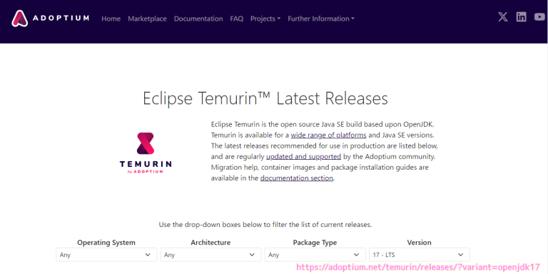 Adoptium Open JDK 17 のインストール手順 | Compota-Soft-Press