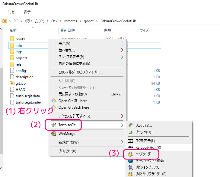 TortoiseGit ブランチの削除の手順 | Compota-Soft-Press